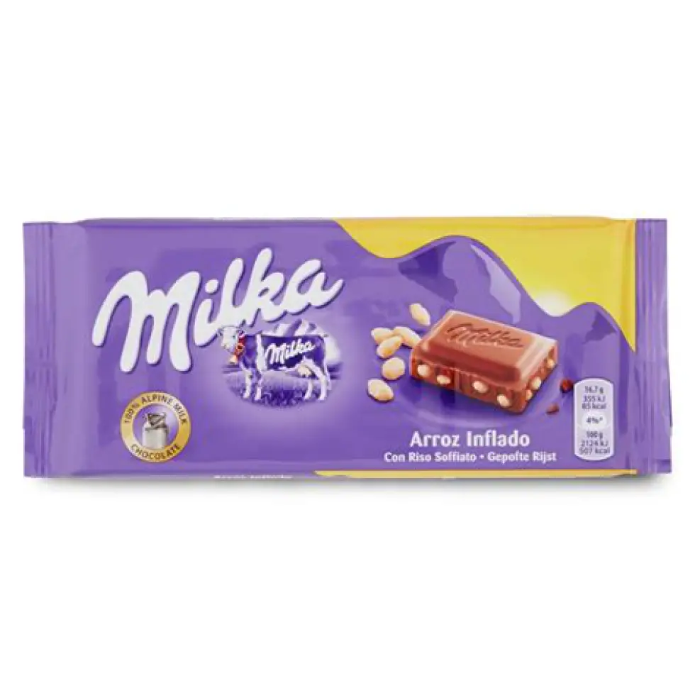 Milka Crispy Rice Chocolate 100g - welcome to food gallery