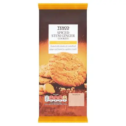 Tesco Spiced Stem Ginger Cookies 200g - welcome to food gallery