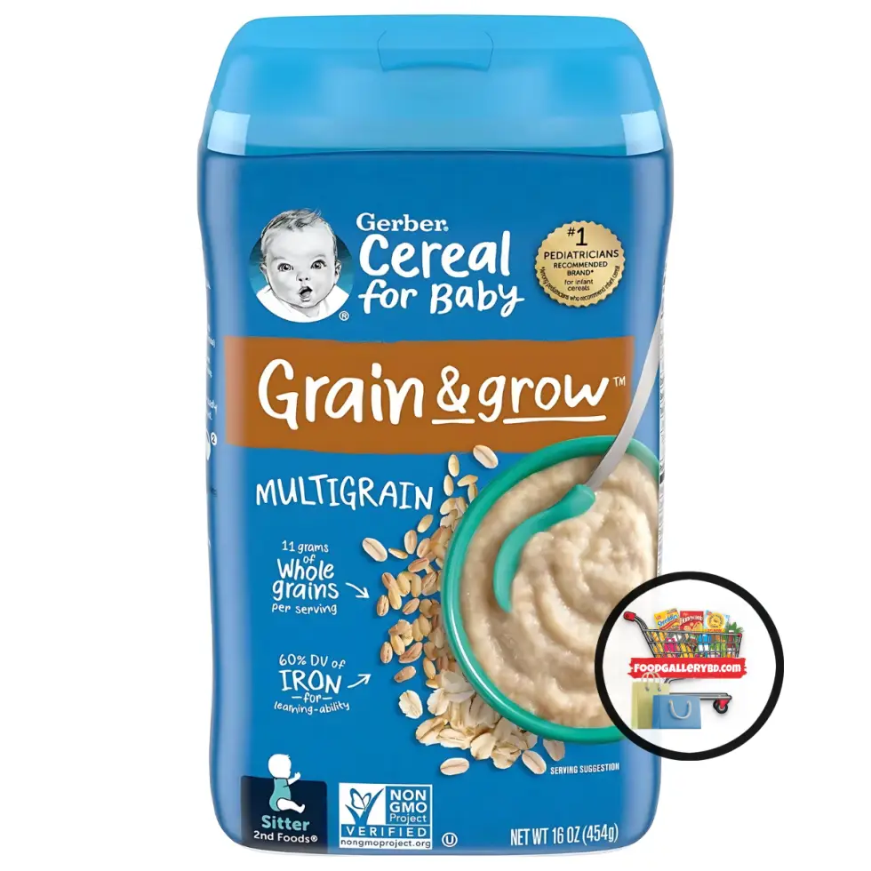 Gerber Baby Cereal Grain & Grow Multigrain 2nd Foods 454g - welcome to food gallery