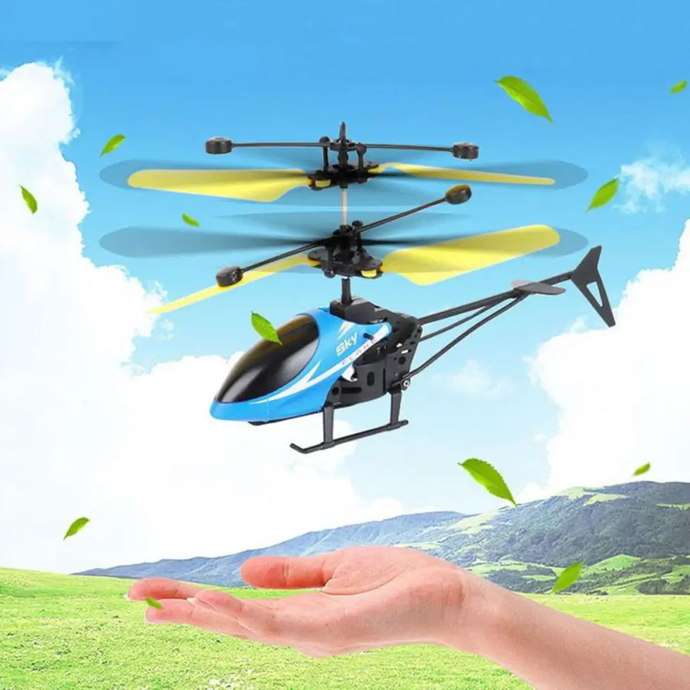 Sensor Mini Helicopter for Kids - Gonjo Mart.Com