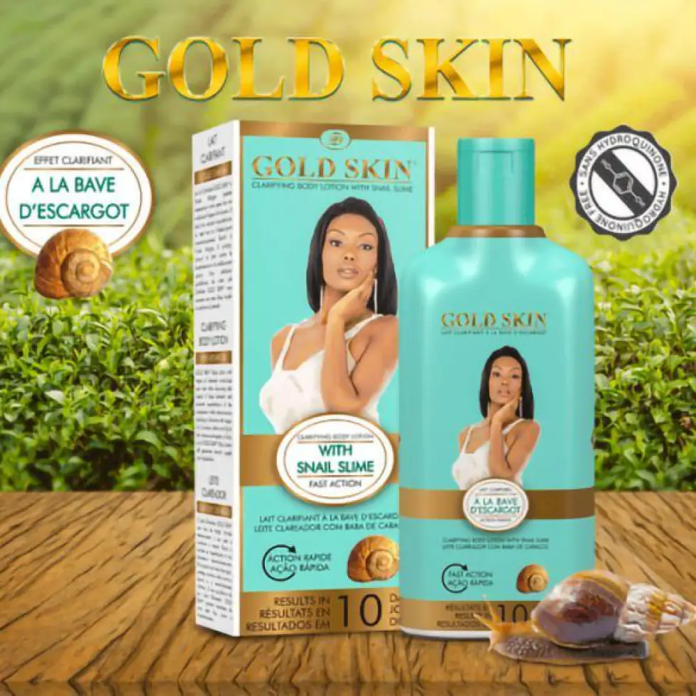 Gold Skin Clarifying Body Lotion with Snail Slime, Hydroquinone-Free ...