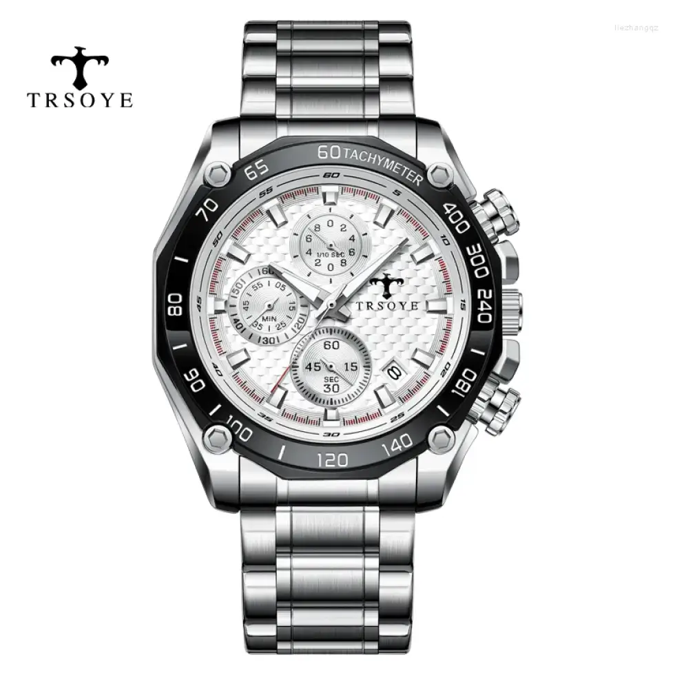 TRSOYE 6617 Multi-Function Business Style Men's quartz Wrist Watch ...