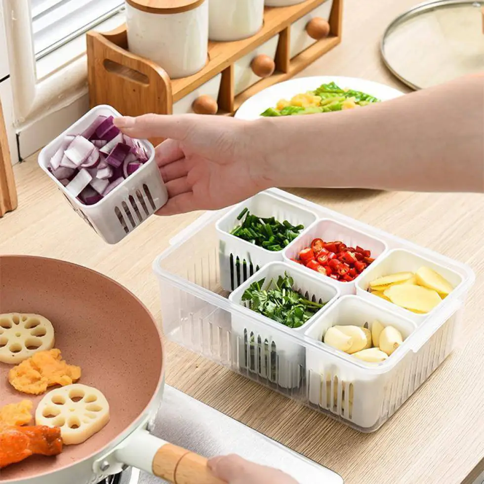 6 Grid Fridge Storage Box - nmartbd.com