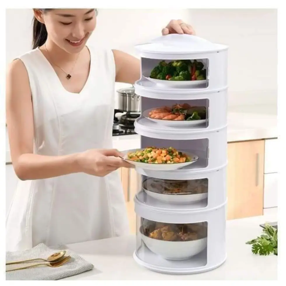 Transparent 5 Layers Food Safety Cover - nmartbd.com