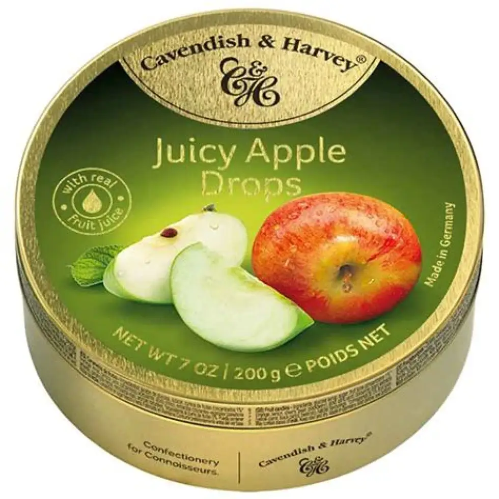 Cavendish and Harvey Juicy Apple Drops 200g - teddybearbd