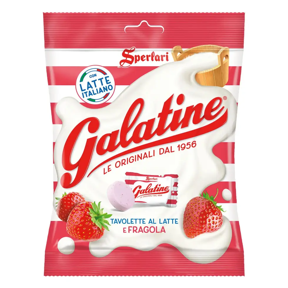 Sperlari Galatine Strawberry Milk Candy 115g - teddybearbd.com