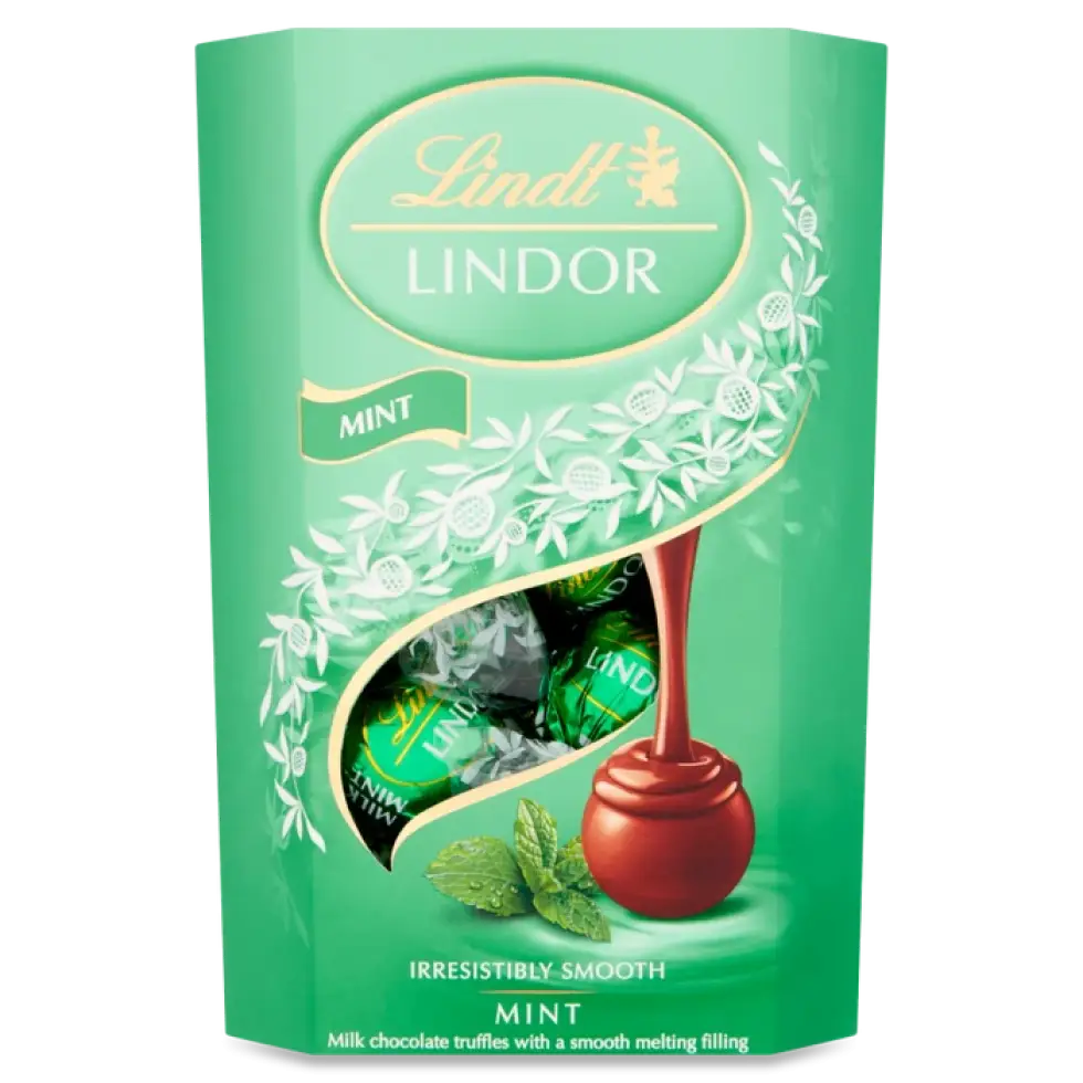 Lindt Lindor Mint 200g - teddybearbd.com