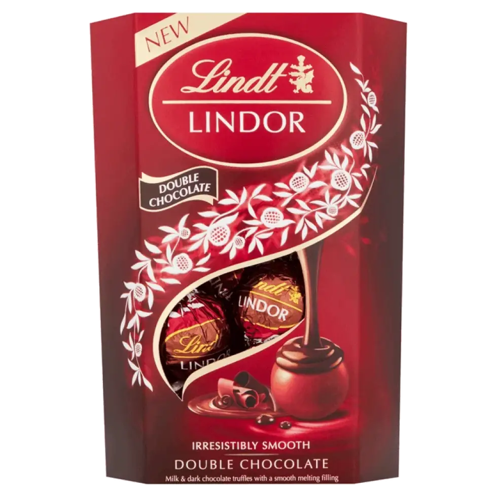 Lindt Lindor Double Chocolate Truffles 200g - teddybearbd.com