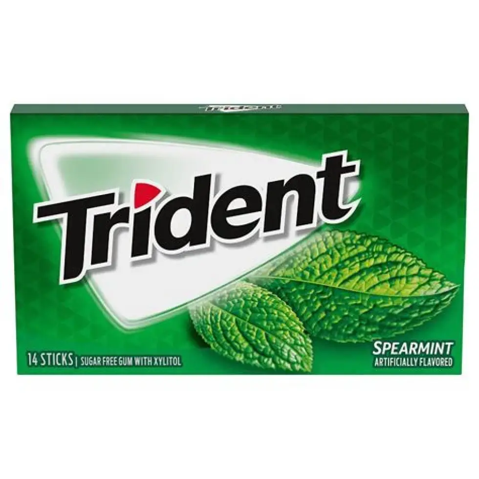 Trident Spearmint Sugar Free Gum - teddybearbd.com