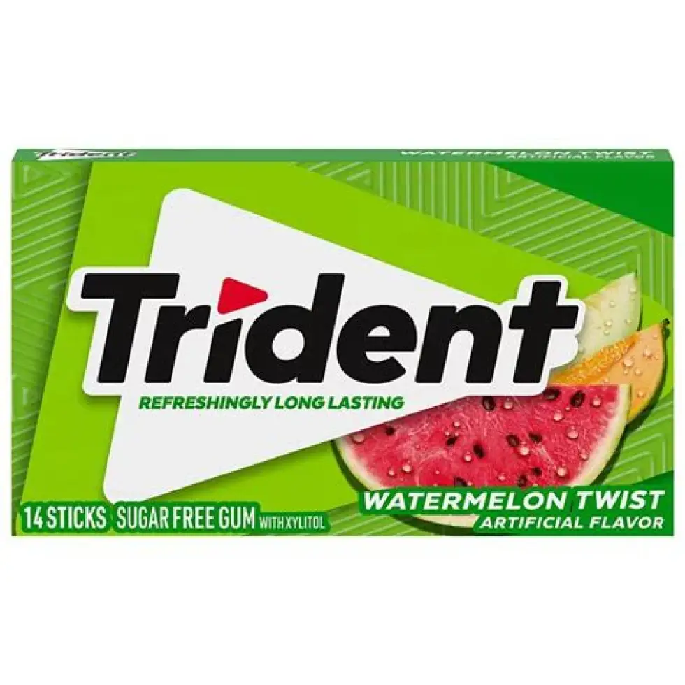 Trident Watermelon Twist Sugar Free Gum - TeddyBear BD
