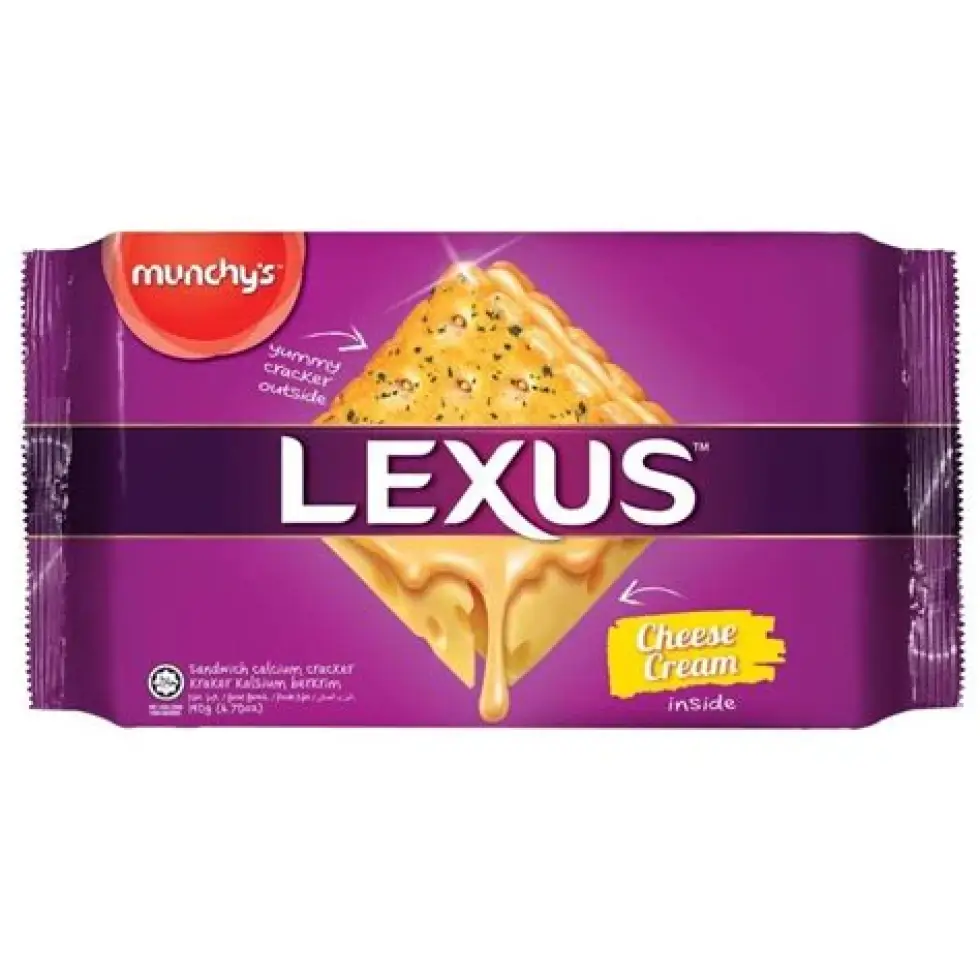 Munchys Lexus Cheese Cream Cracker 190g - teddybearbd.com