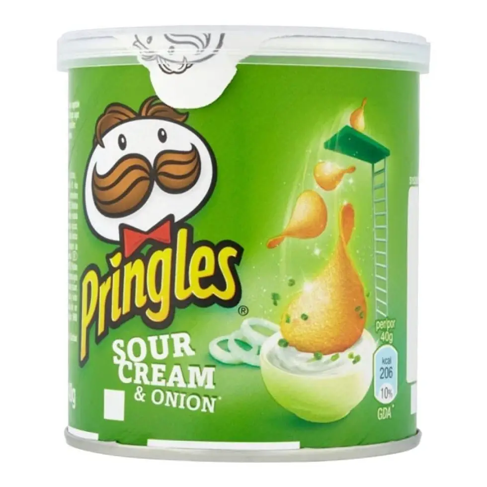 Pringles Sour Cream & Onion Sharing Crisps 40g - teddybearbd