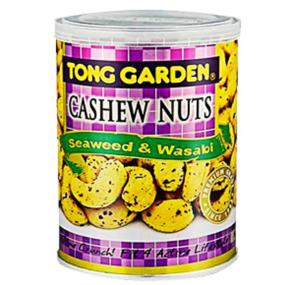 SEAWEED & WASABI, SALTED CASHEW NUTS CAN 150g - teddybearbd.com