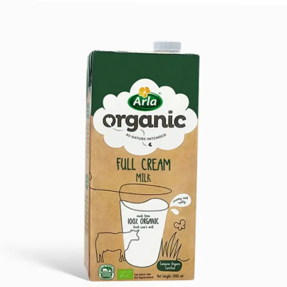 Arla Organic Full Cream UHT Milk 1Litre - teddybearbd.com
