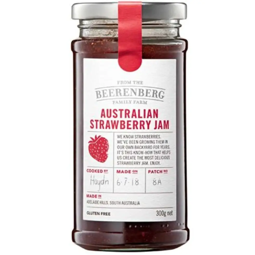 Beerenberg Australian Strawberry Jam 300g - TeddyBear BD