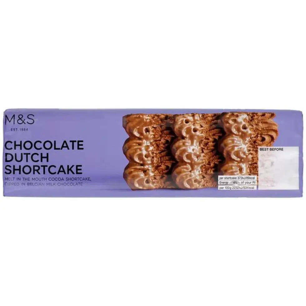M&S Chocolate Dutch Shortcake 150g - teddybearbd.com