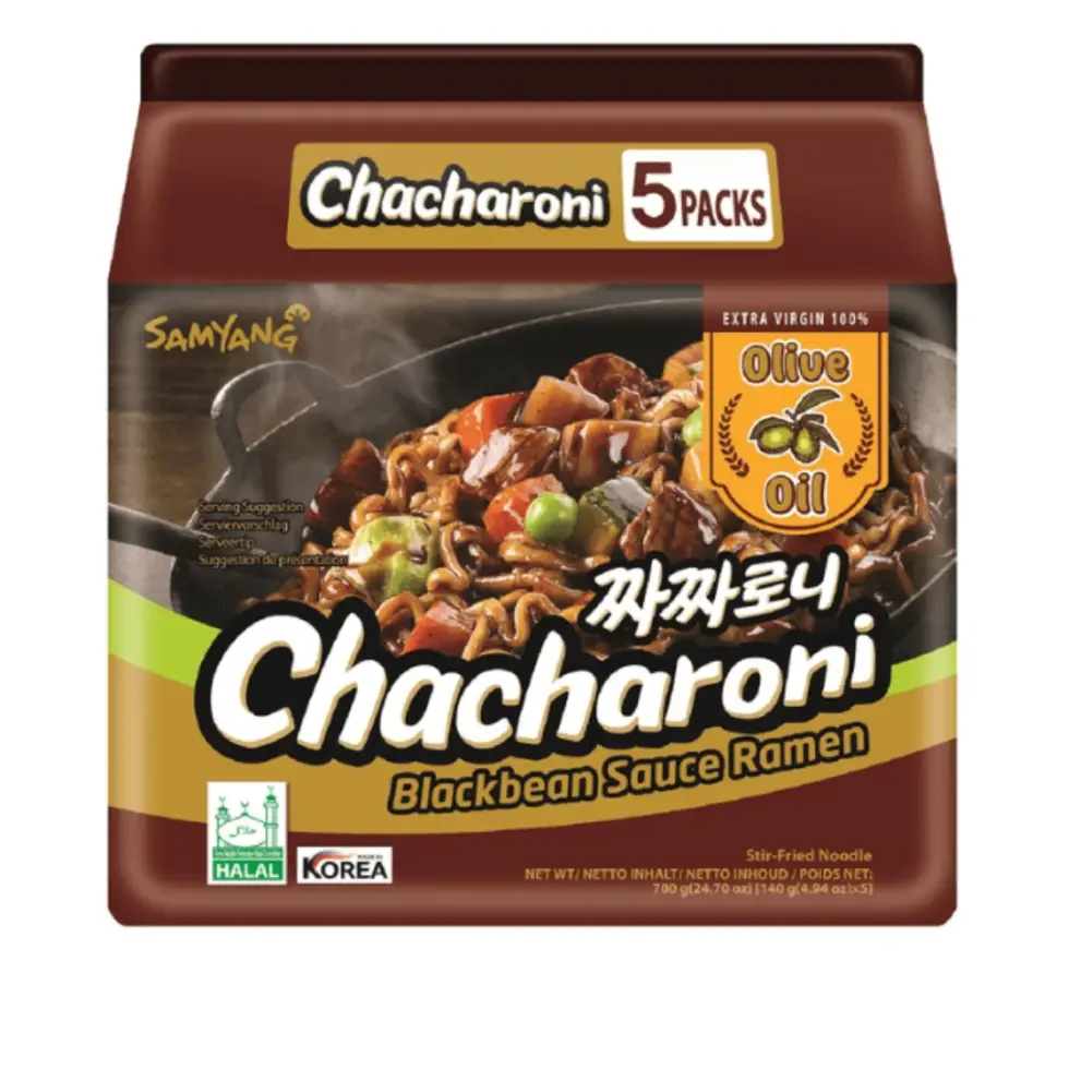Samyang Chacharoni Black Bean Sauce Ramen Stir-Fried Noodle 700g ...