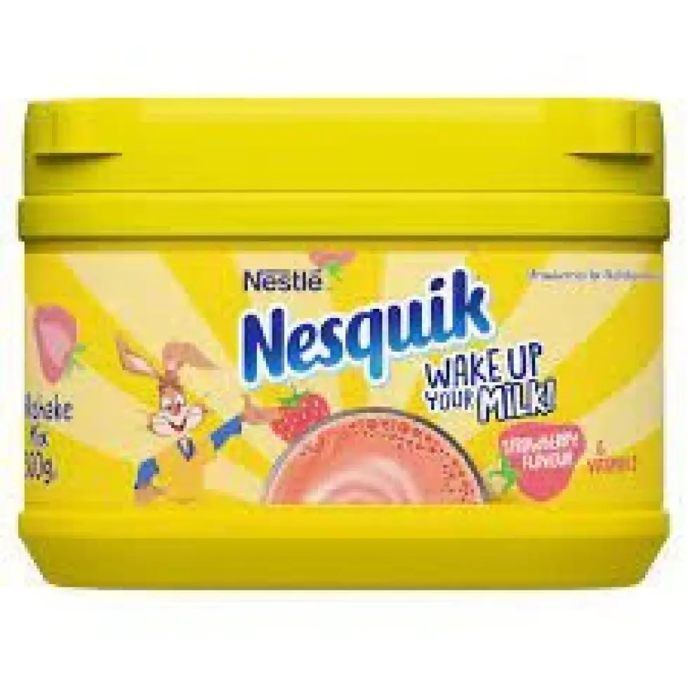 Nestle Nesquik Strawberry Flavor Milkshake Mix 300g - TeddyBear BD