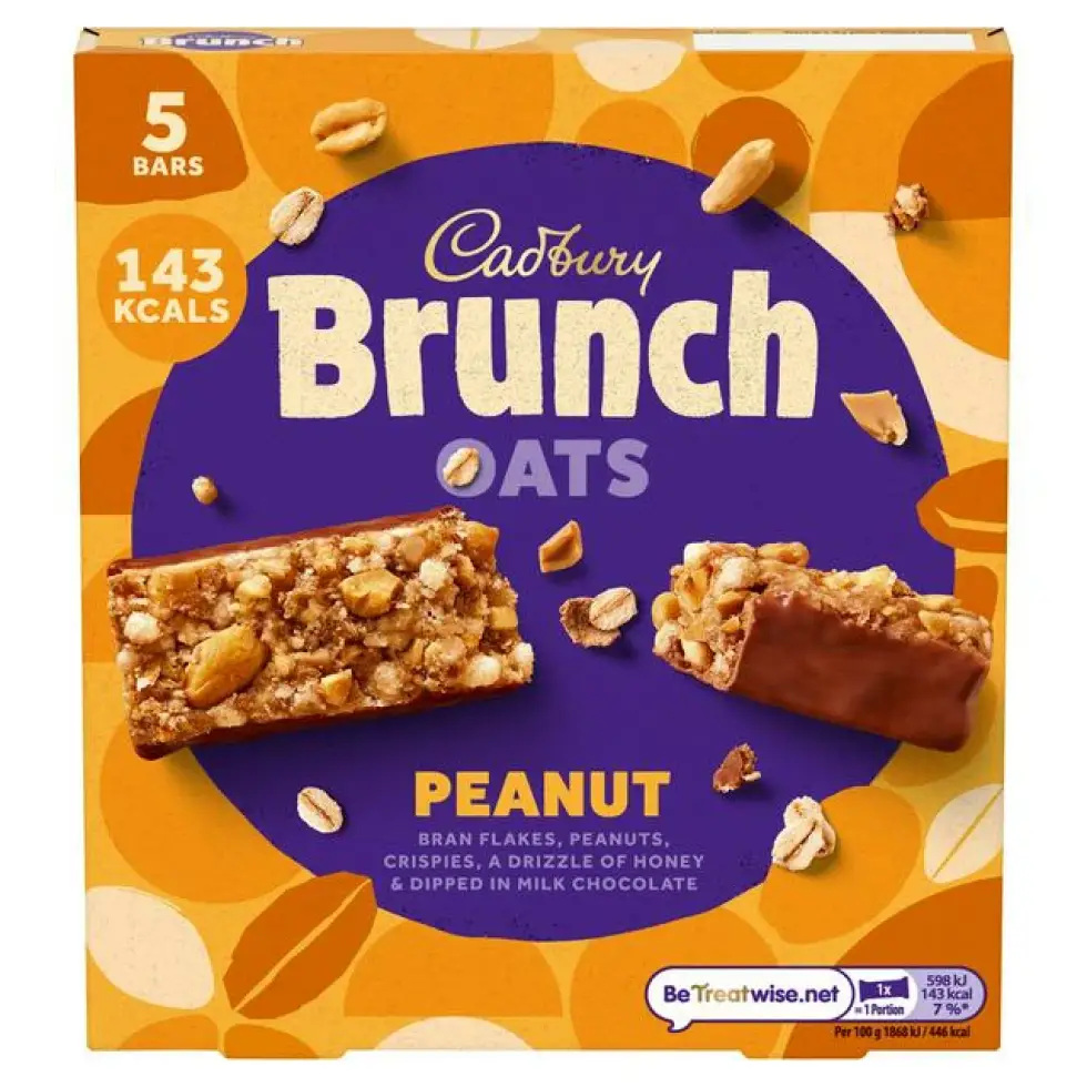 Cadbury Brunch Bar Peanut 160g - TeddyBear BD