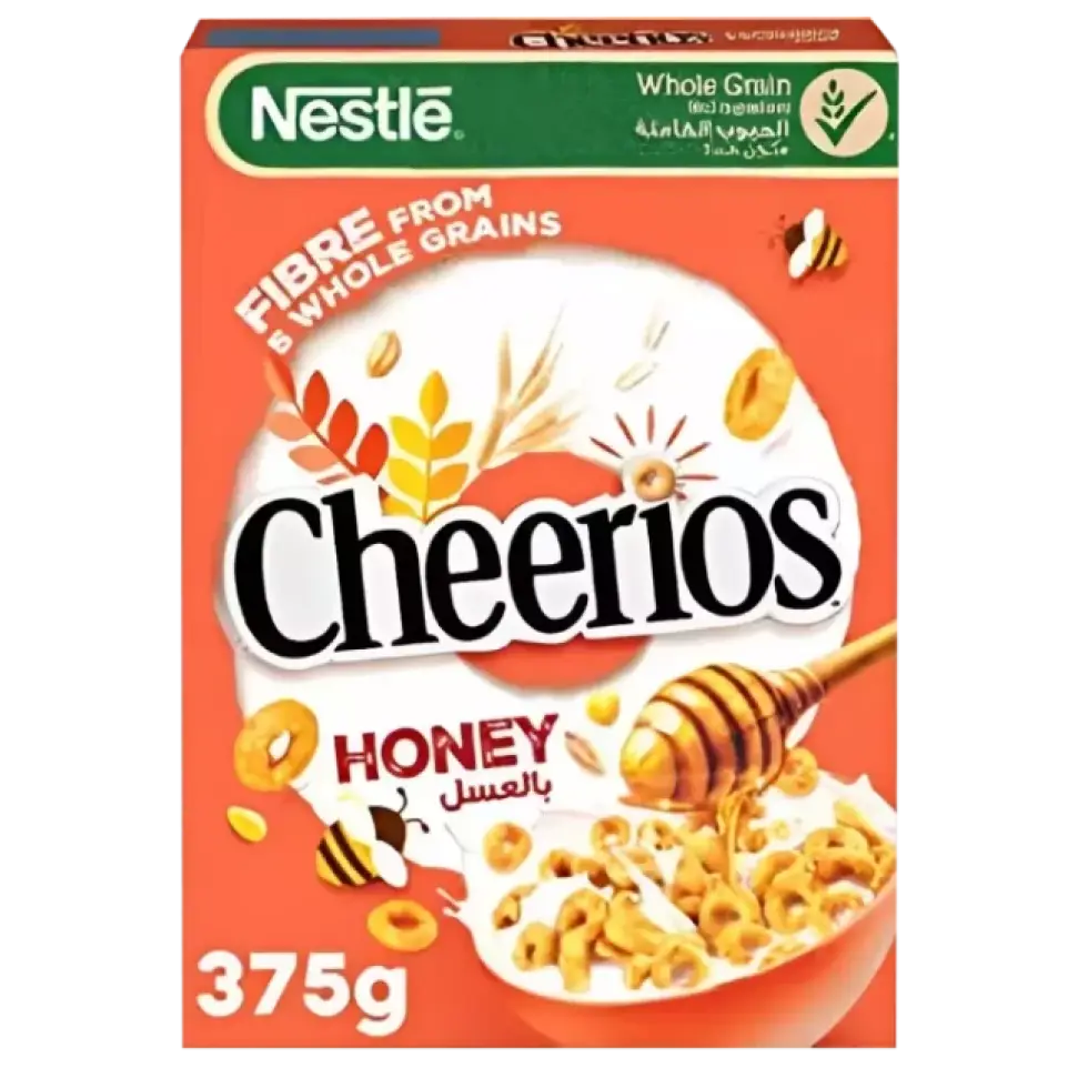 Nestle Cheerios Honey Corn Flakes 375g - teddybearbd.com