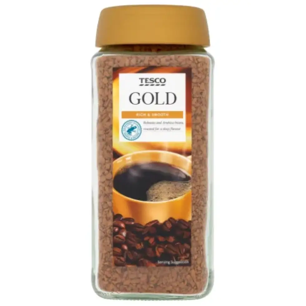 Tesco Gold Instant Coffee 200g - teddybearbd.com